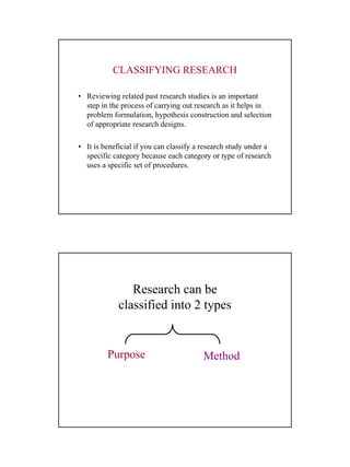 Research methodology notes | PDF