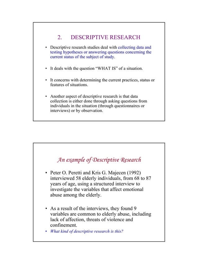Research methodology notes | PDF