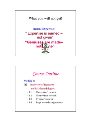 Research methodology notes | PDF
