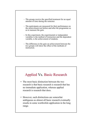 Research methodology notes | PDF