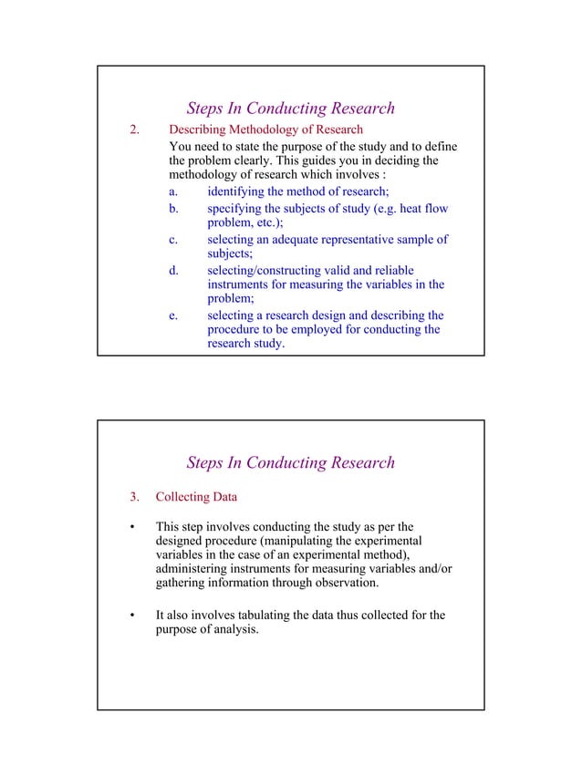 Research methodology notes | PDF