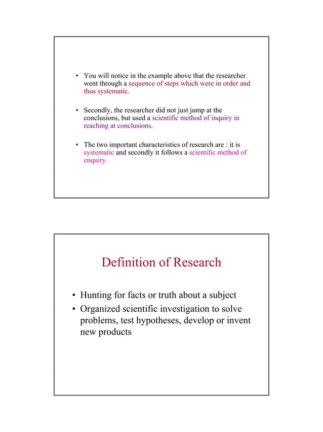 Research methodology notes | PDF