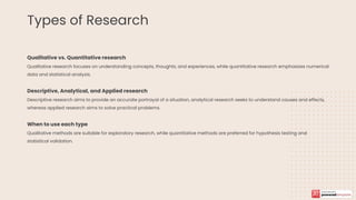 Research Methodology Overview Introduction | PDF