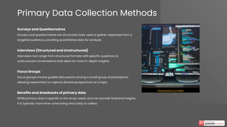 Research Methodology Overview Introduction | PDF