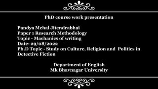 RESEARCH METHODOLOGY PAPER 1 (course work).pptx