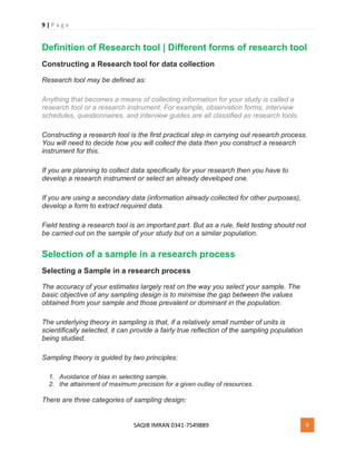 Research methodology pdf | PDF