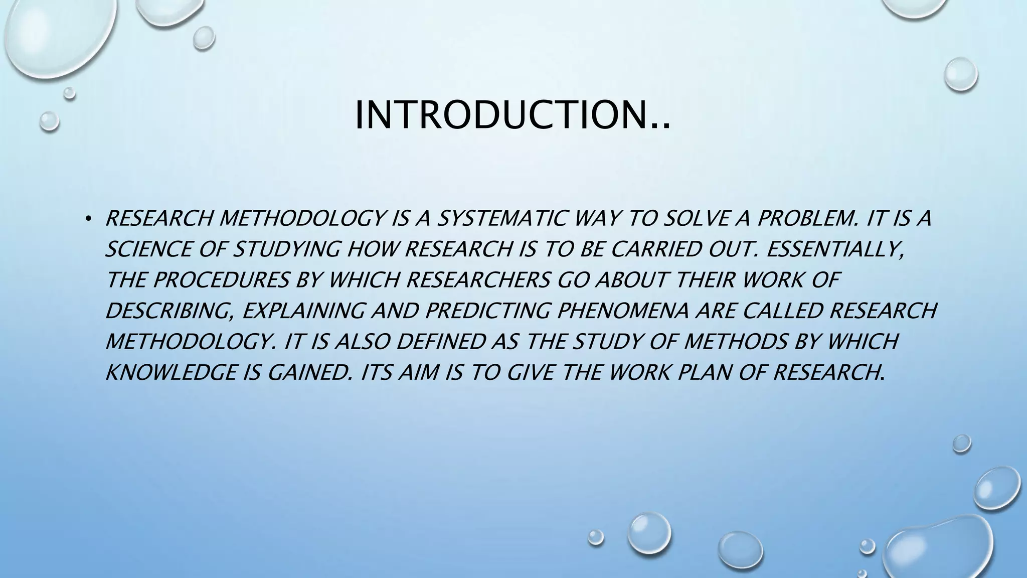 Research methodology ppt | PPTX