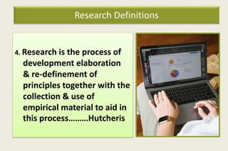 Meaning, definitions & need of educational research. | PPTX