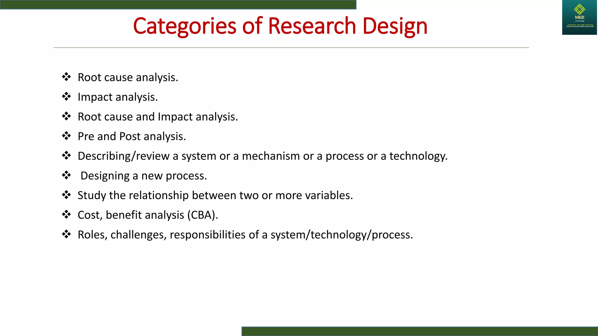 Research methodology presentation | PPT