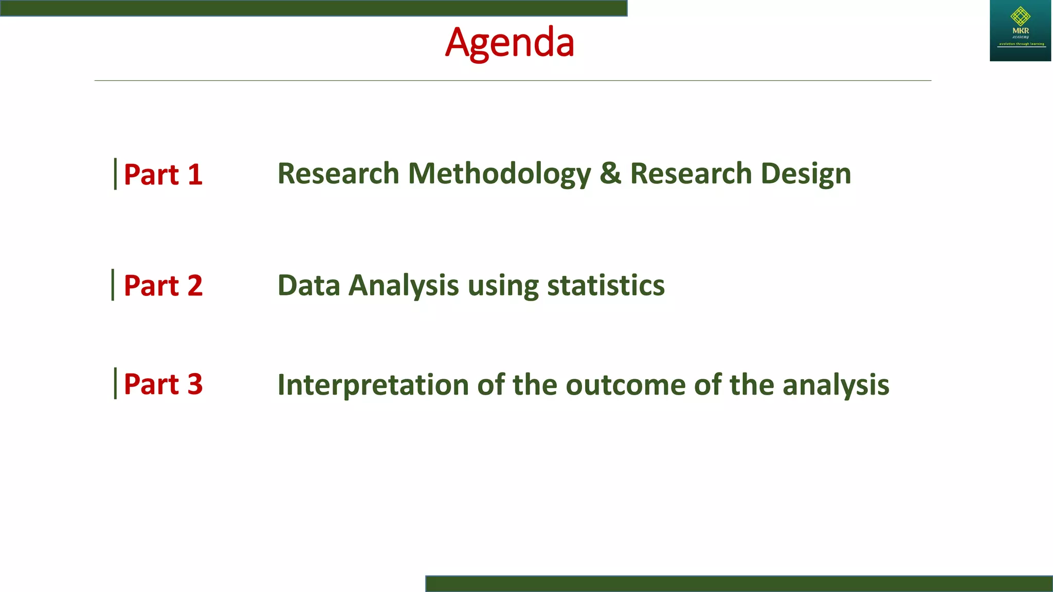 Research methodology presentation | PPT