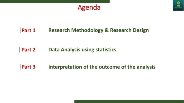 Research methodology presentation | PPT