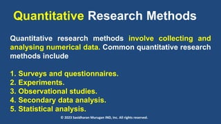 Introduction to Research Methodology | PPTX