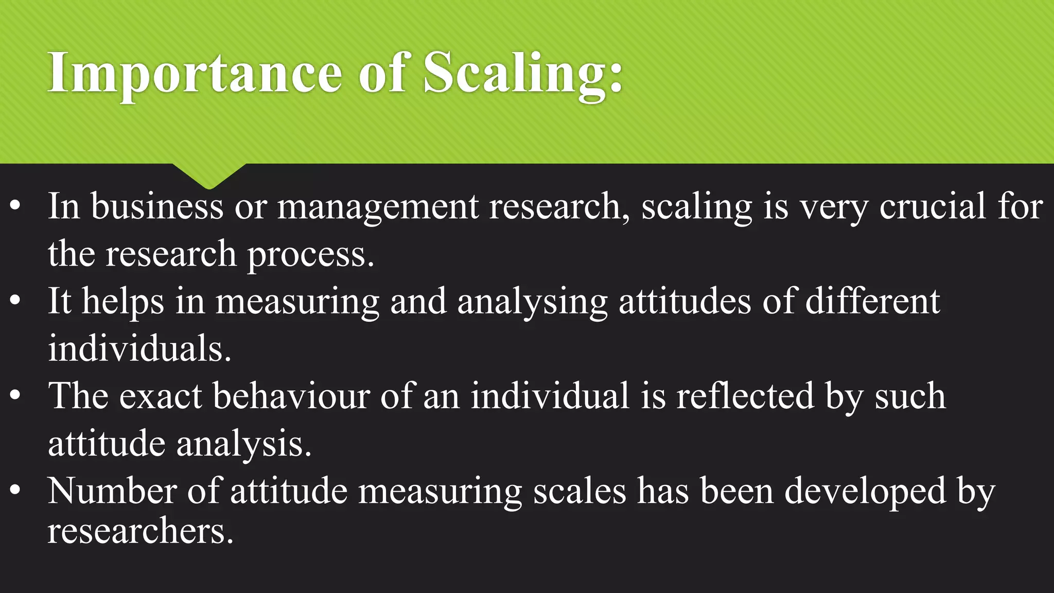 Research Methodology (RM)- Scaling Techniques- MBA | PPTX