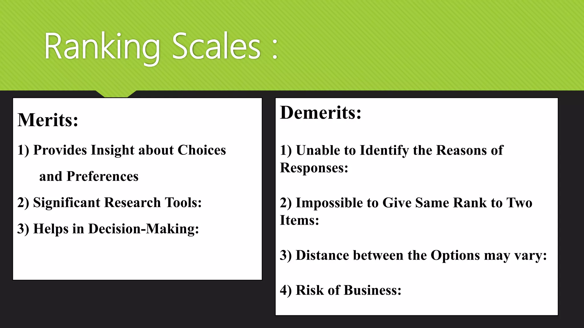 Research Methodology (RM)- Scaling Techniques- MBA | PPTX