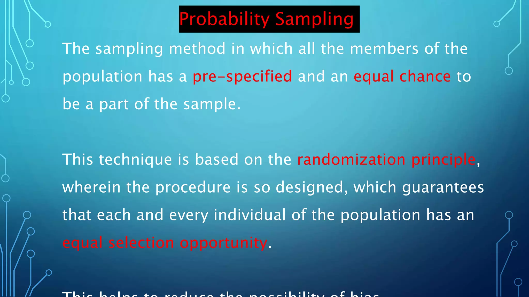 Sampling techniques- Probability Sampling | PPT