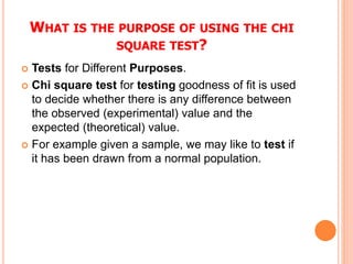 Research methodology chi square test | PPTX