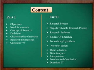 Research Methodology | PPT | Free Download