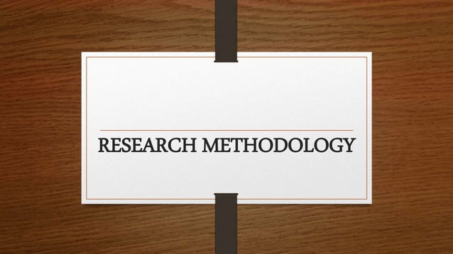 Research methodology types | PPTX | Undergraduate Education | College ...