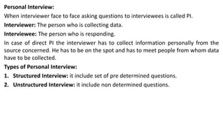 Research methodology u ii | PPT