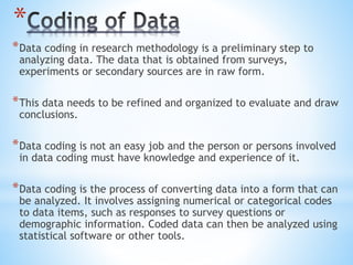 Research Methodology Unit-4 Notes.pptx | Databases | Computer Software ...
