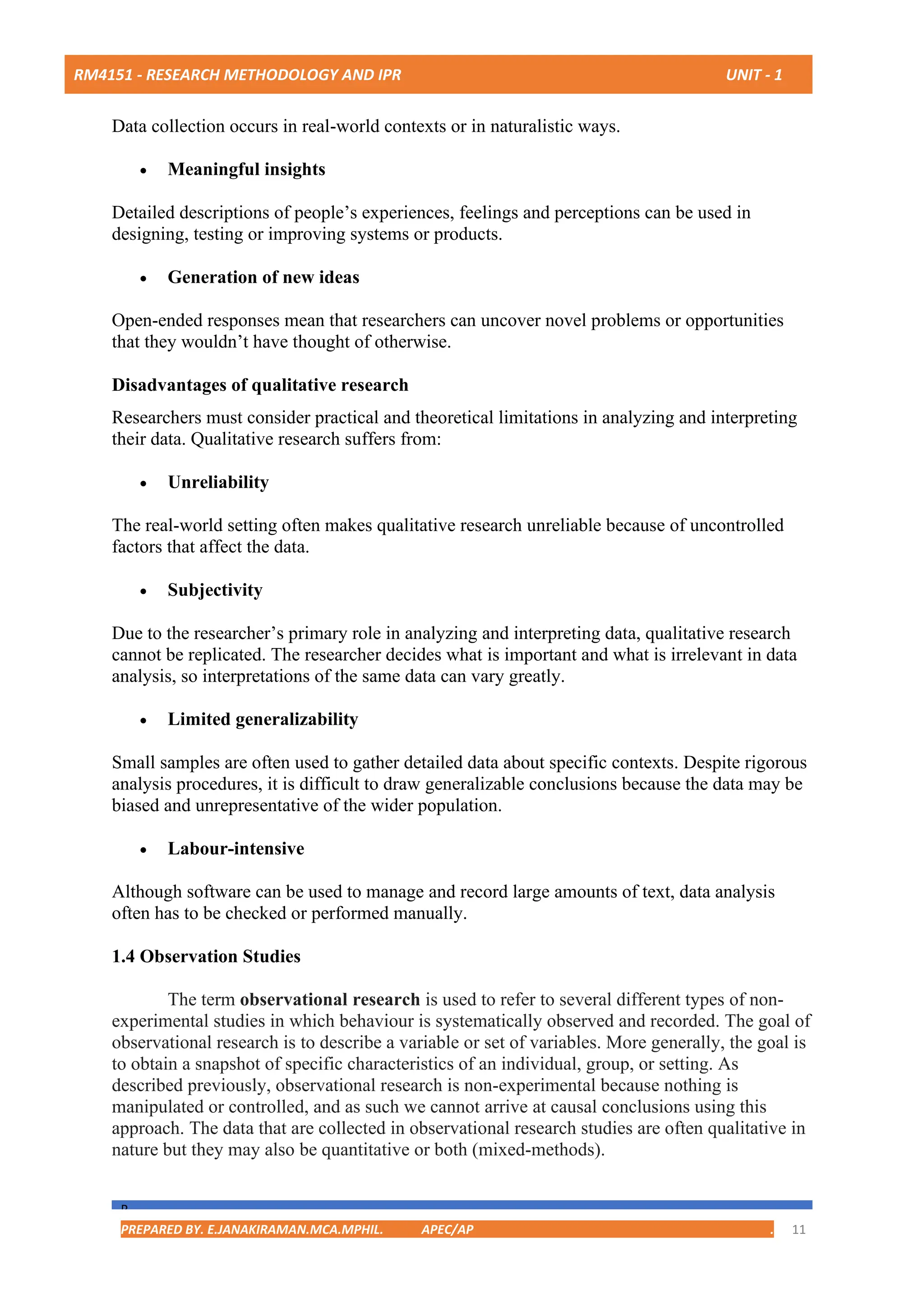 ANNQ UNVERSITY research methodology unit 1.pdf