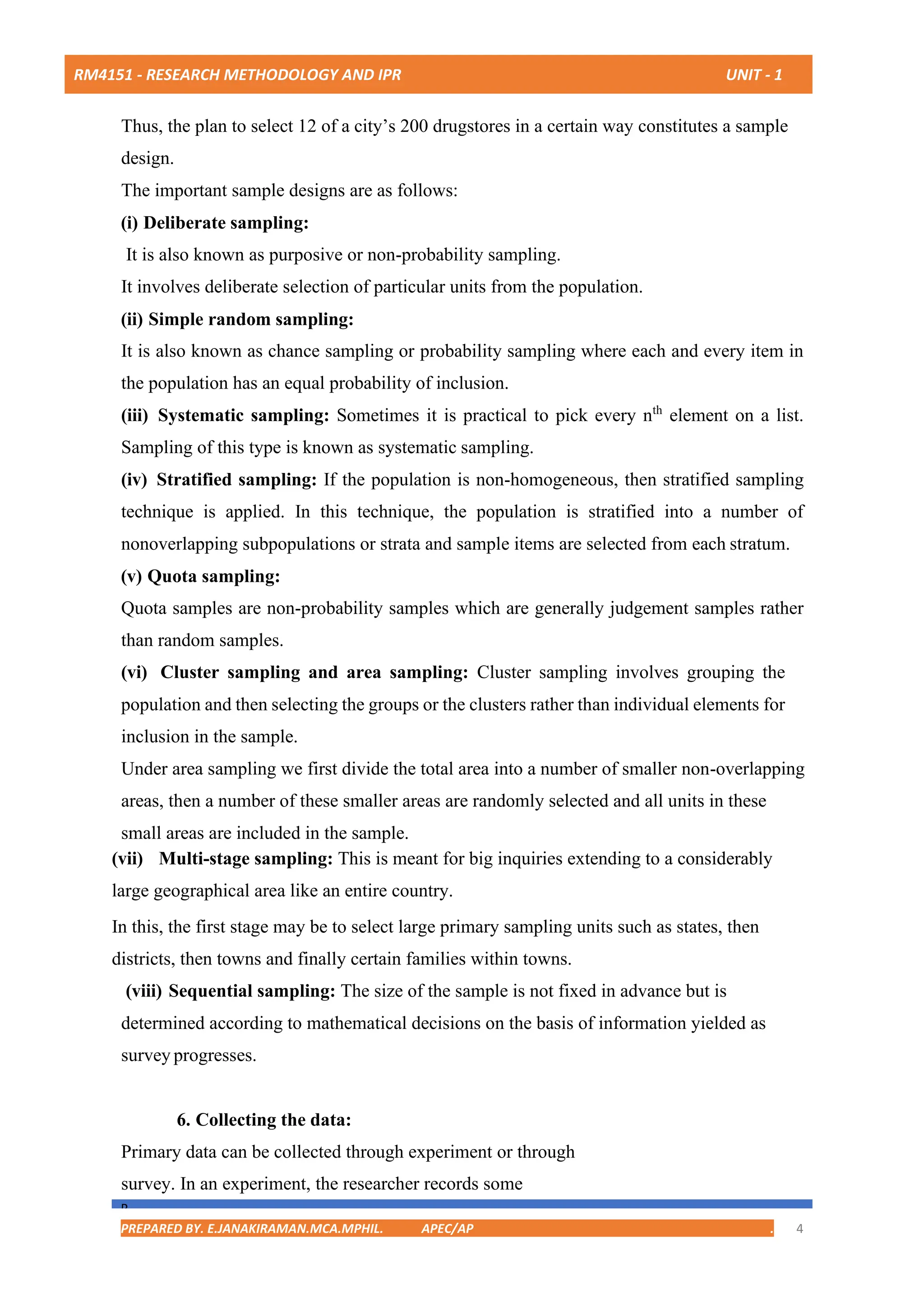 ANNQ UNVERSITY research methodology unit 1.pdf