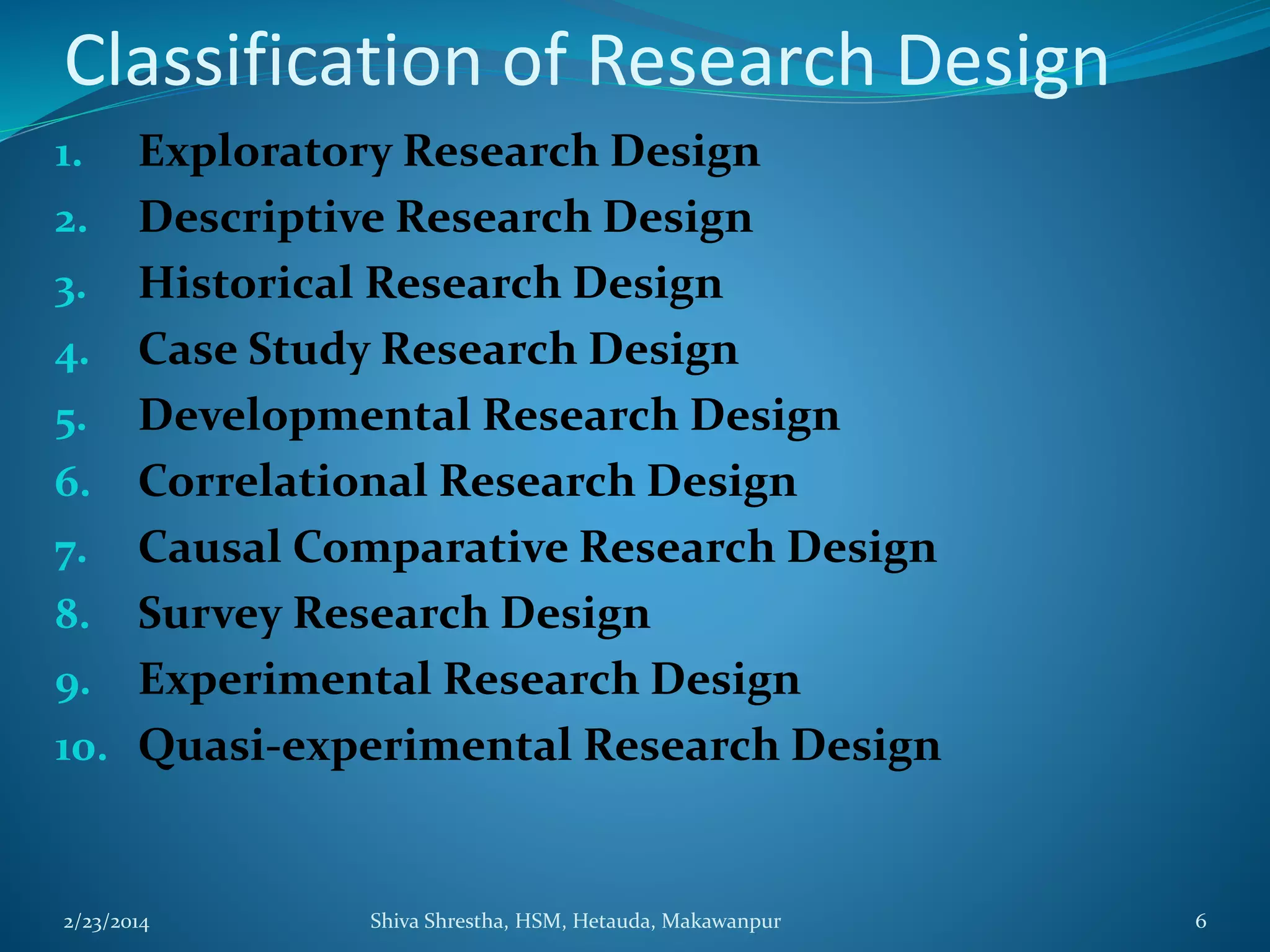 Research methodology, unit 3 | PPTX