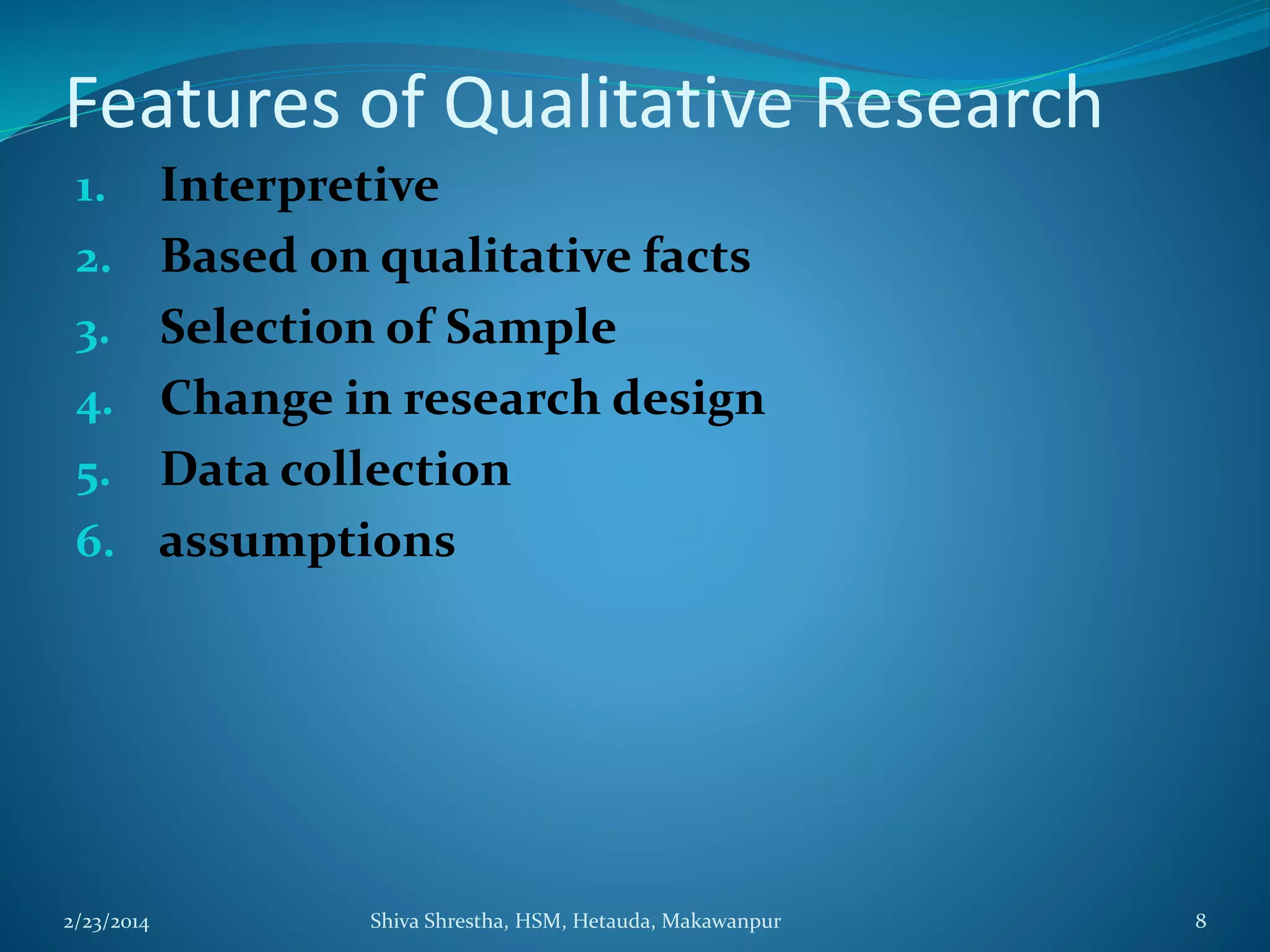 Research methodology, unit 3 | PPTX