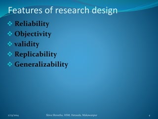 Research methodology, unit 3 | PPTX