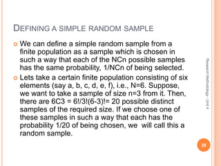 Research methodology – unit 4 | PPTX
