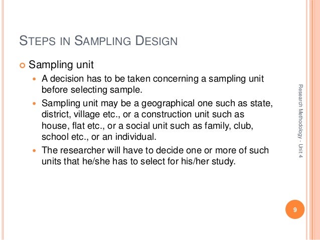 Research Methodology Unit 4 research-methodology-unit-4