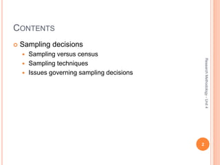 Research methodology unit four | PPT