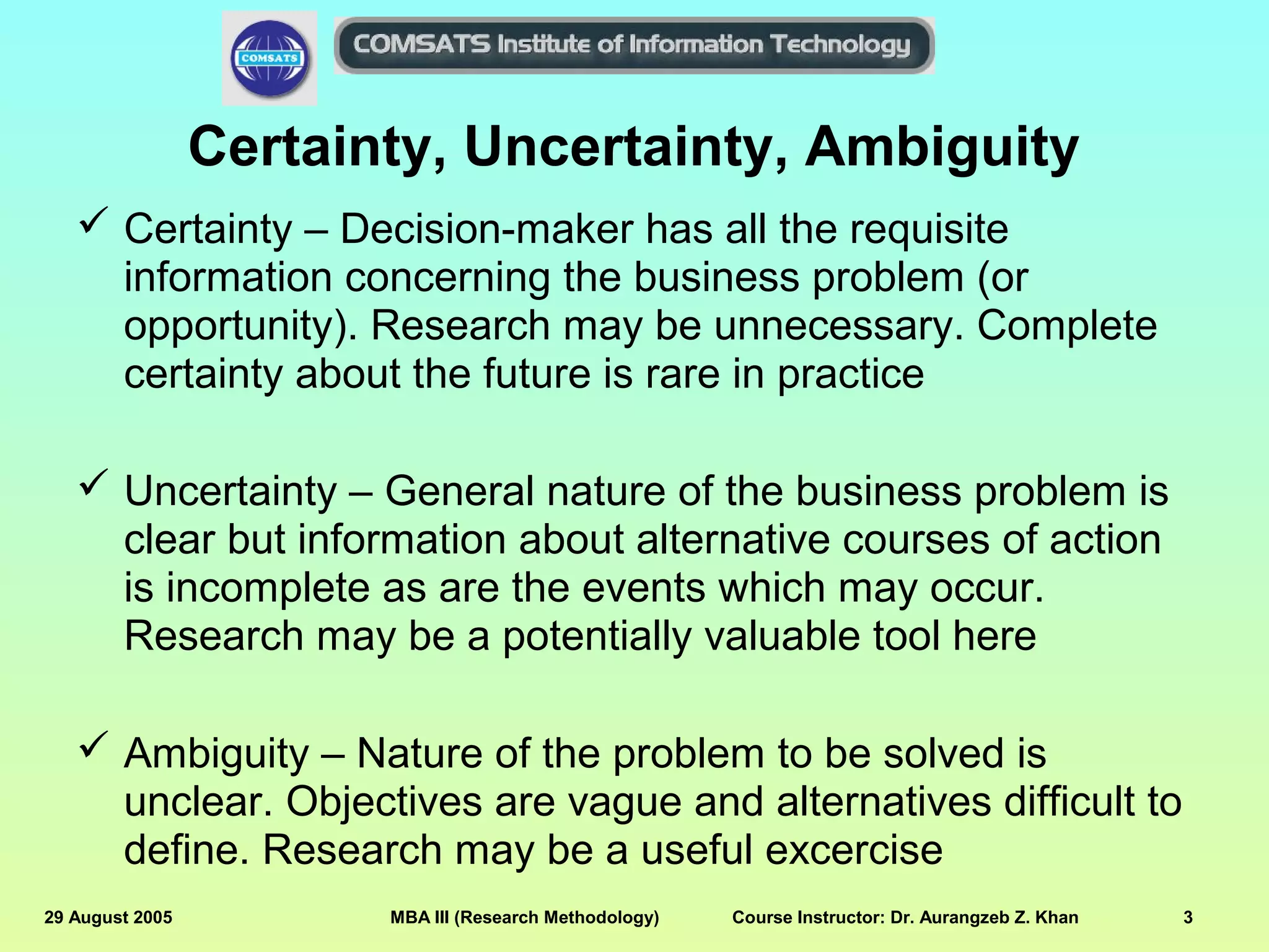 Research methodology week03 | PPT