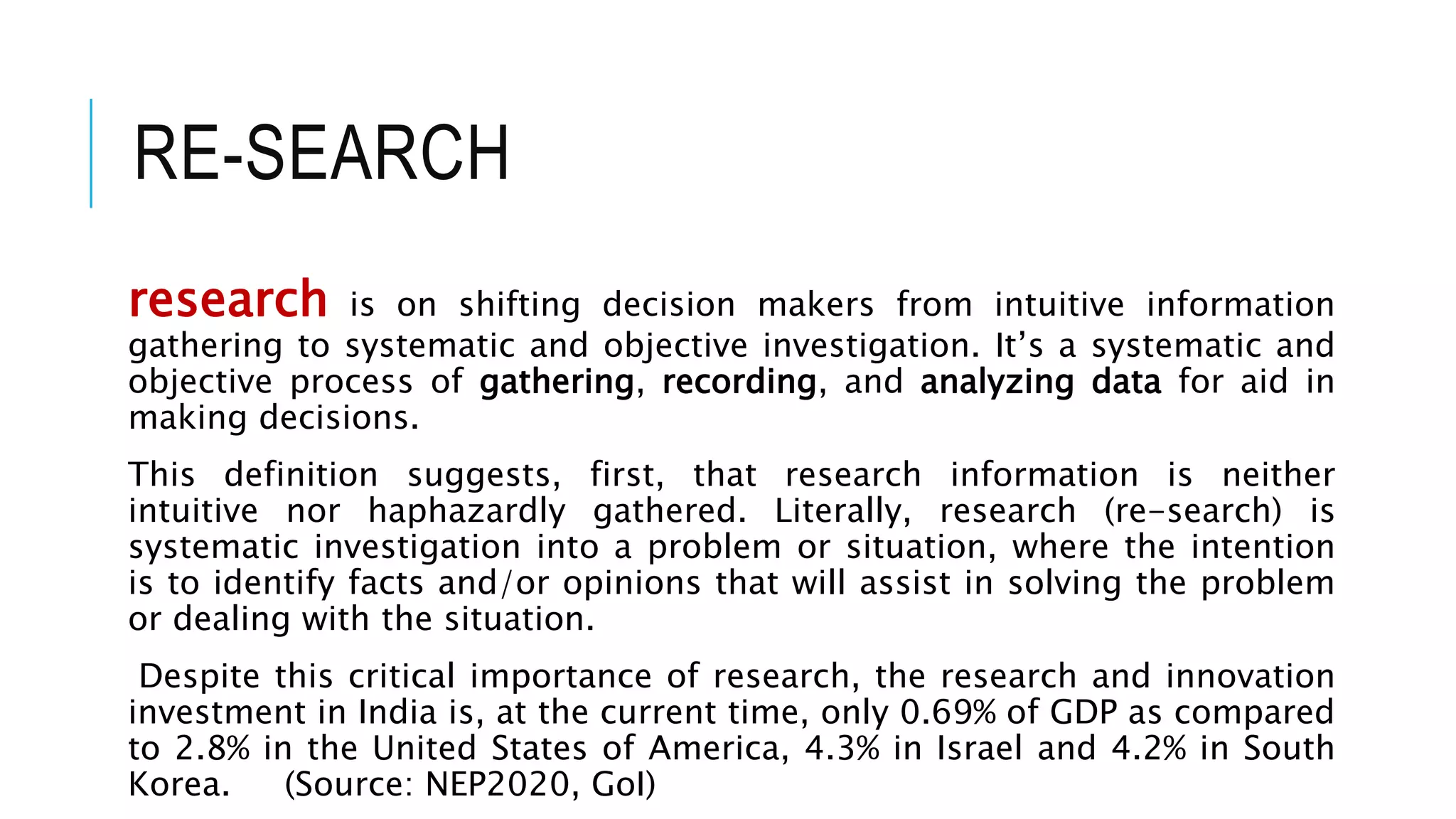 Introduction to Research methodology: Orientation for Doctoral Program ...
