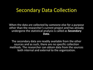 Research Methodology - Data Collection | PPTX