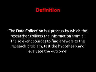 Research Methodology - Data Collection | PPTX