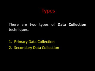 Research Methodology - Data Collection | PPTX