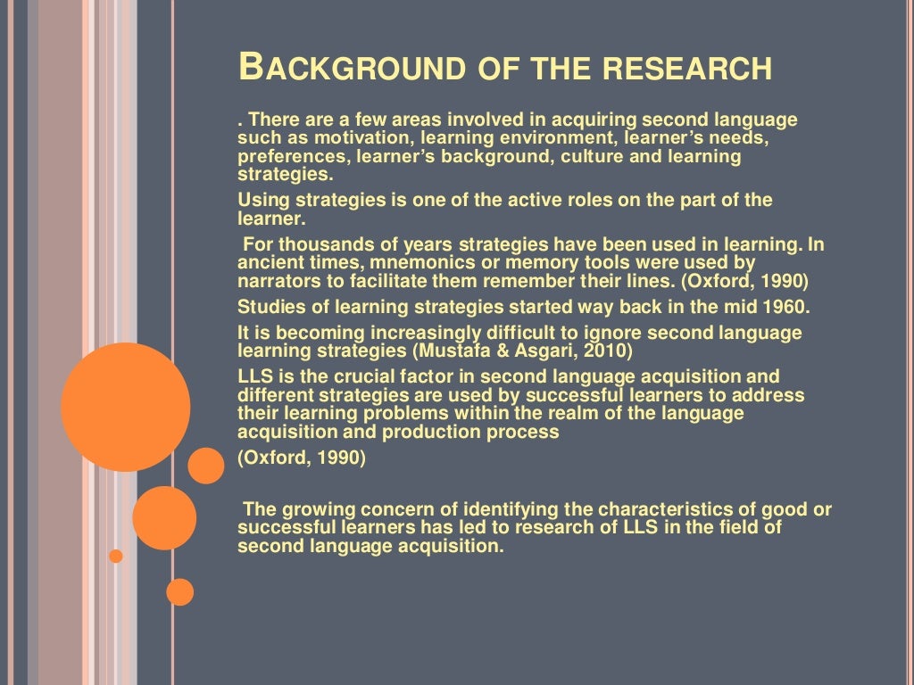 Research method presentation