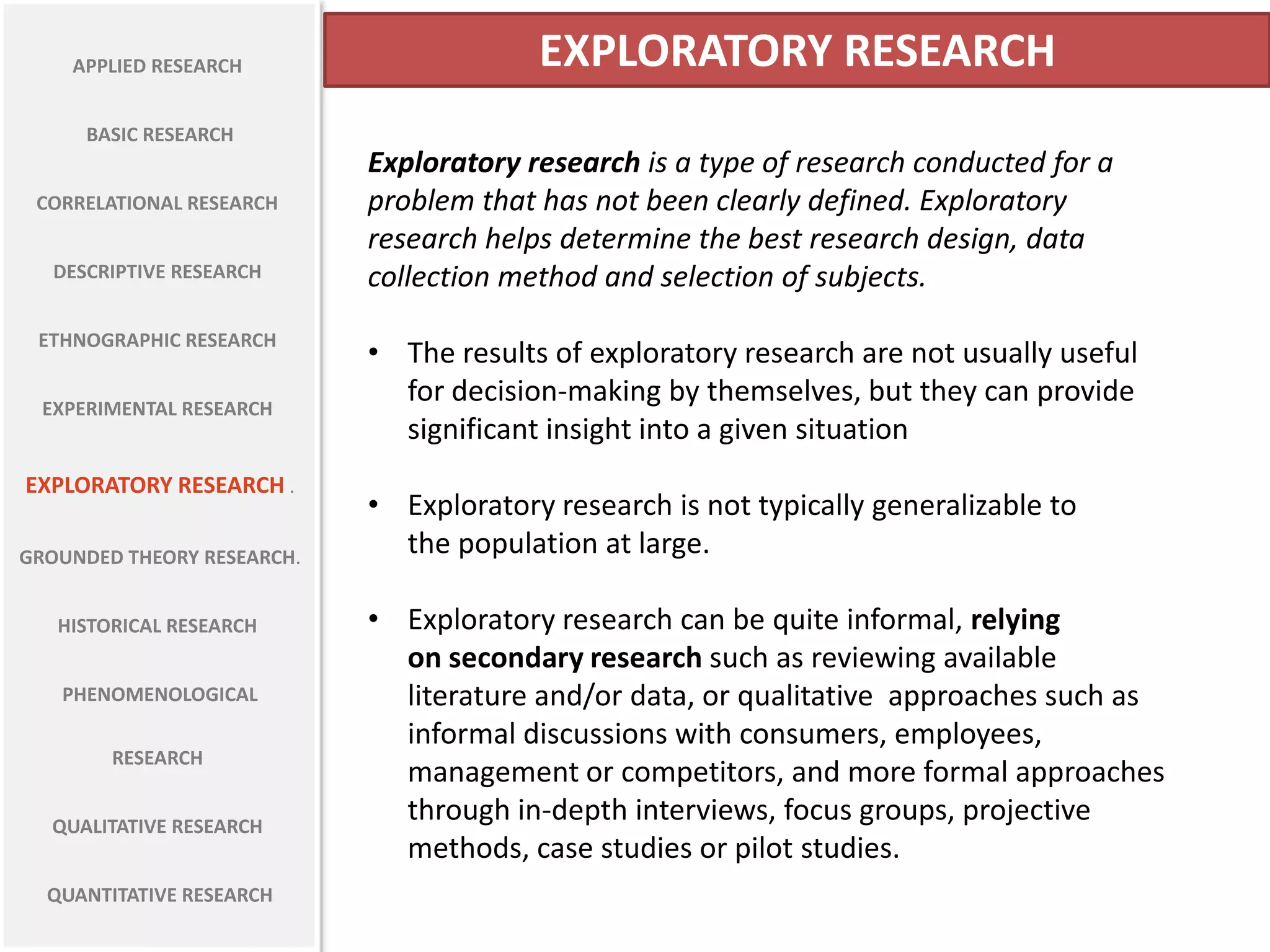 Types of Research | PPTX