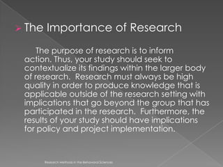 Research methods | PPT