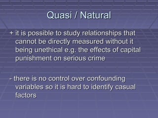 Research methods revision for AS AQA A Psychology 2014+ | PPT