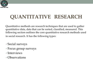 Research Methods | PPTX
