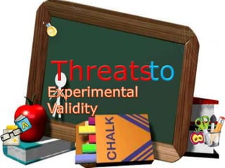 Research methods/ Threats to experimental validity | PPTX