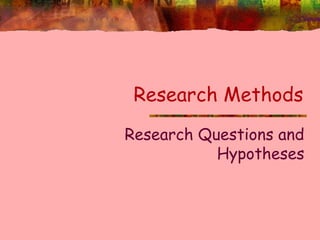 Research methods | PPT