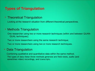 Qualitative Research methods | PPT