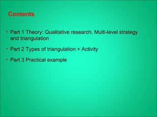 Qualitative Research methods | PPT