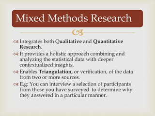 Research methods | PPTX