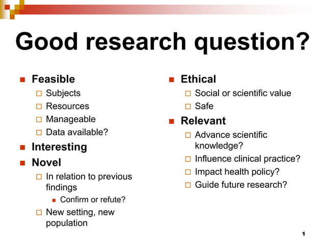 Research Questions ppt research-questions-ppt