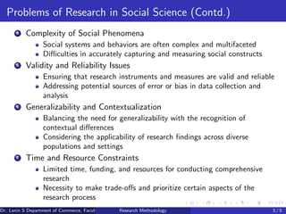 Introduction to Research Methodology for social science | PDF