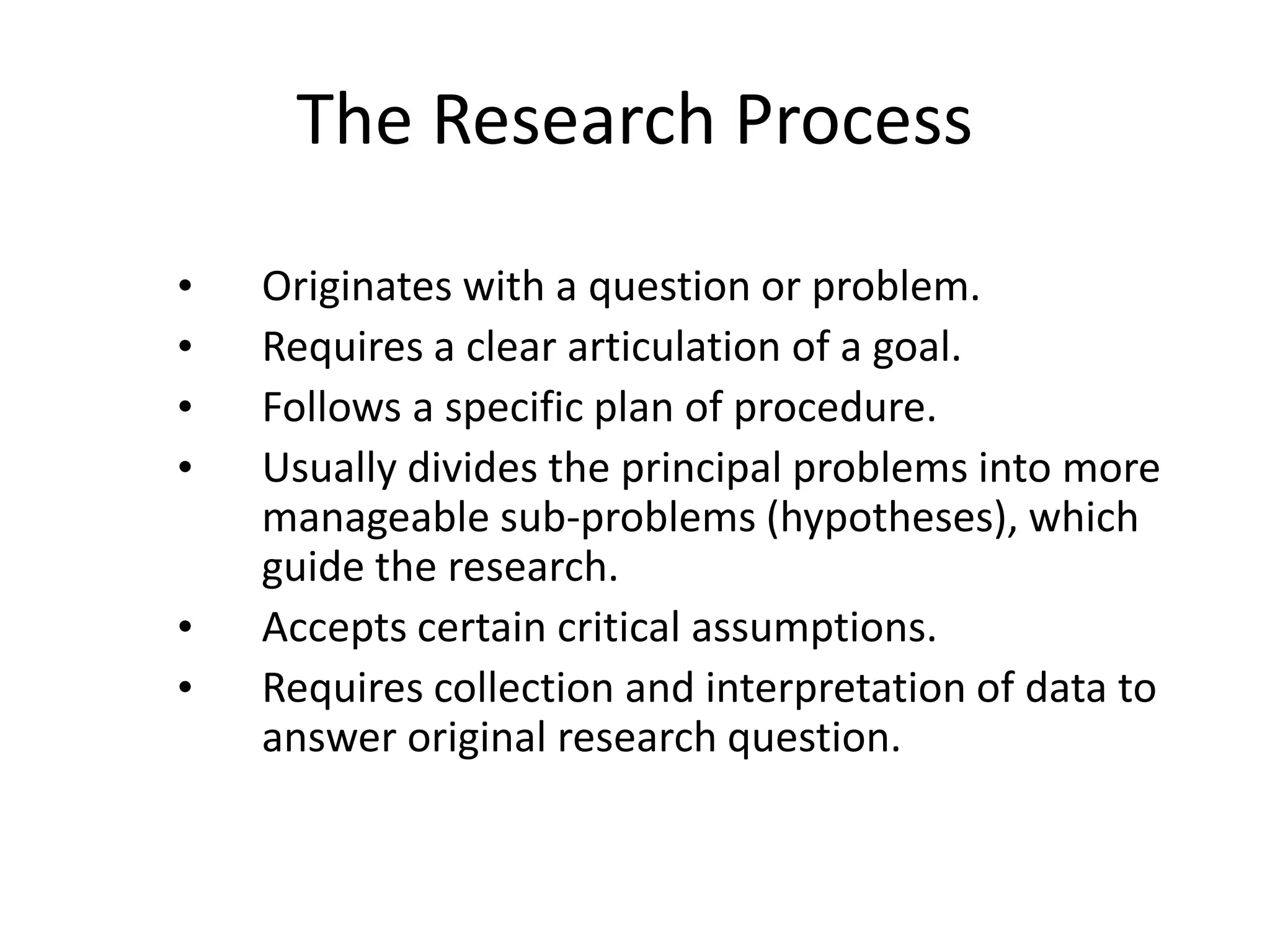 Research Methods Introduction to research, definition, classification | PPT